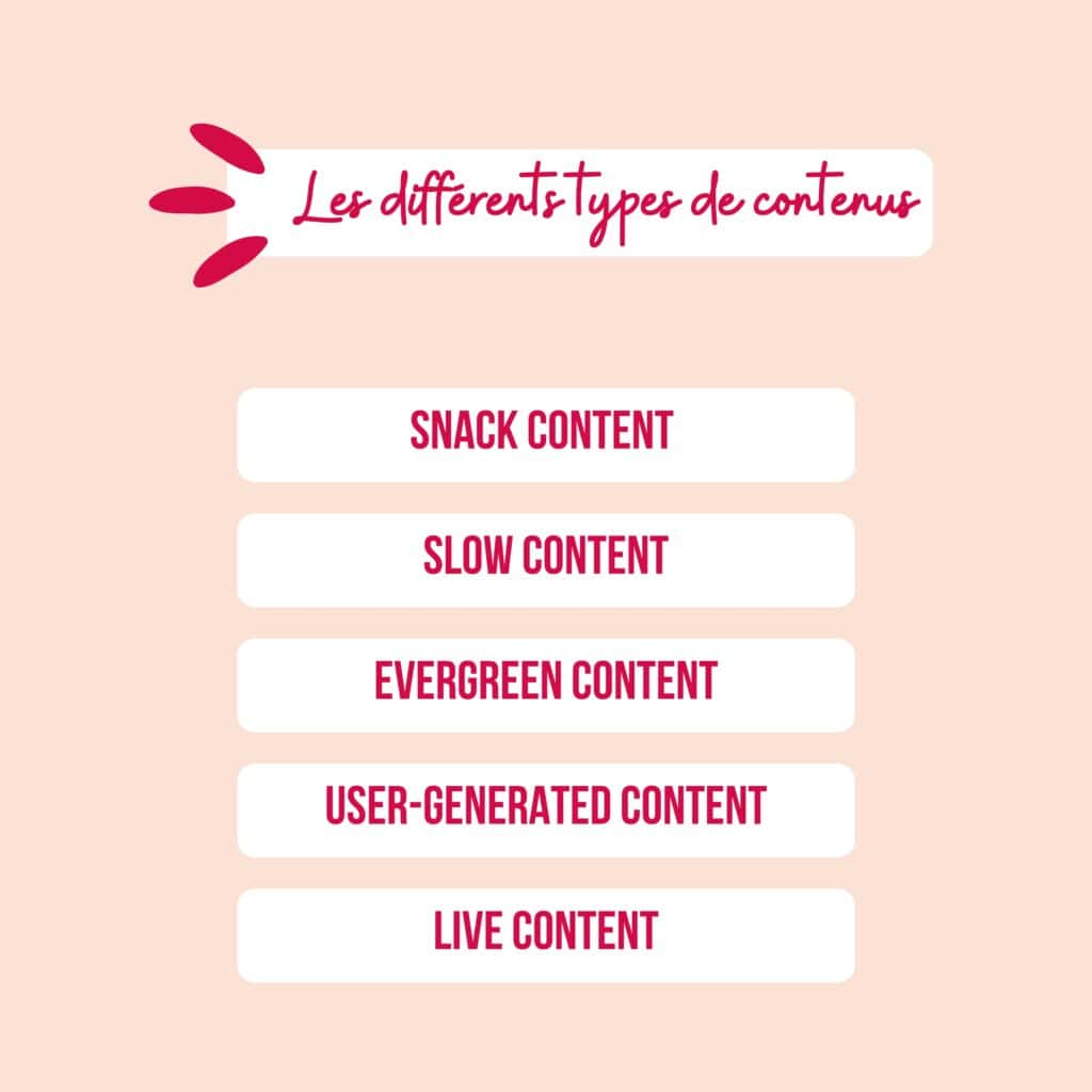 Décryptage : différents types de contenus sur les réseaux sociaux